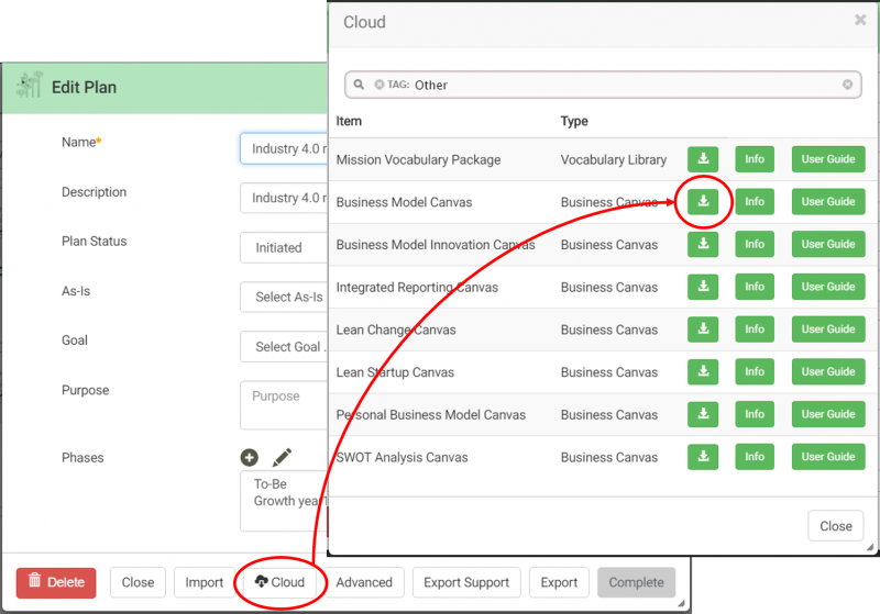 Business Model Canvases - VDMbee