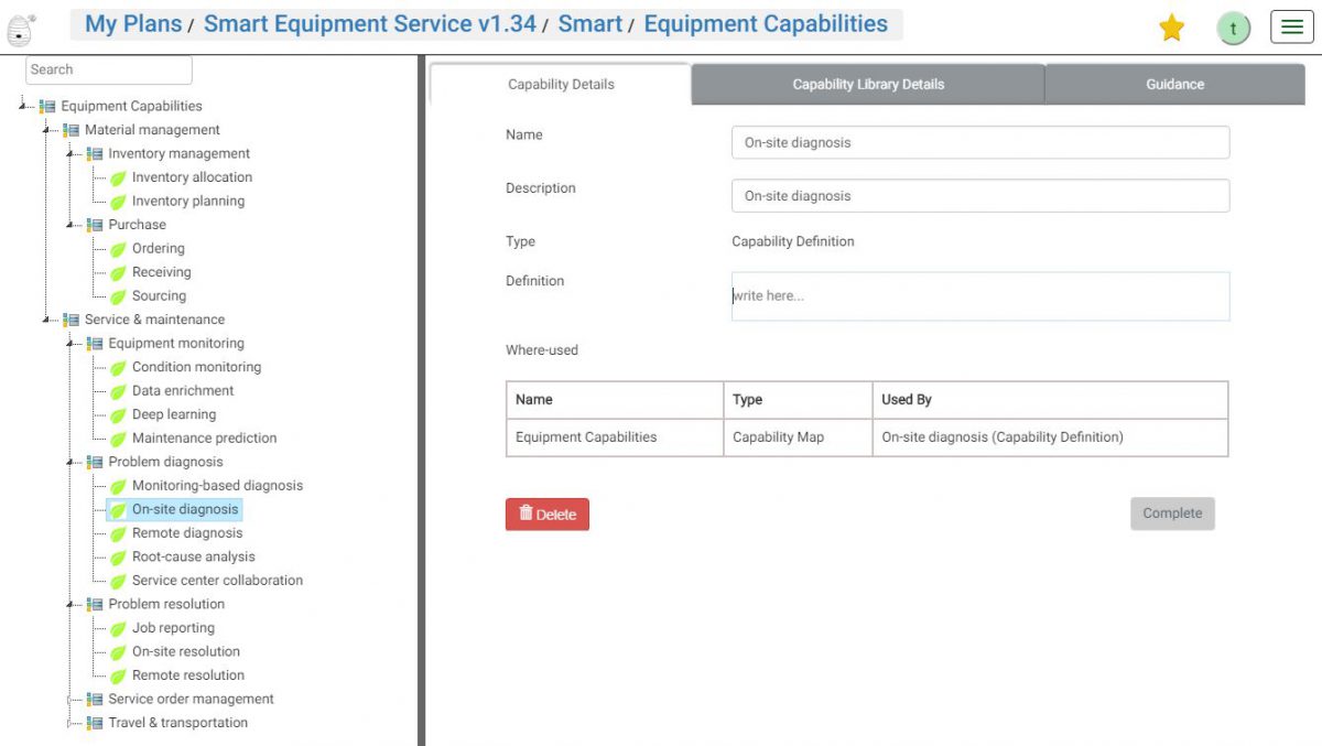 Capability Library - VDMbee
